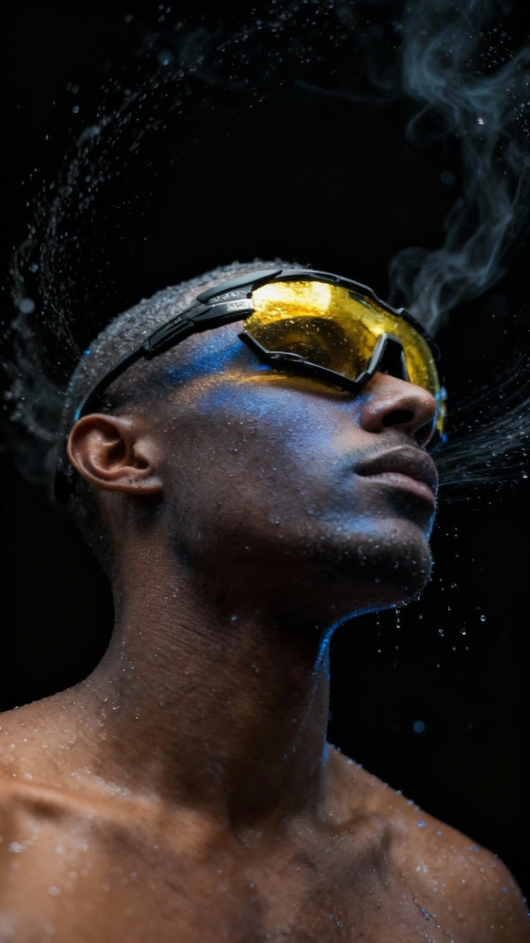 SAOLAR Rapture ICE — Full Revo Blue Photochromic Sport Sunglasses